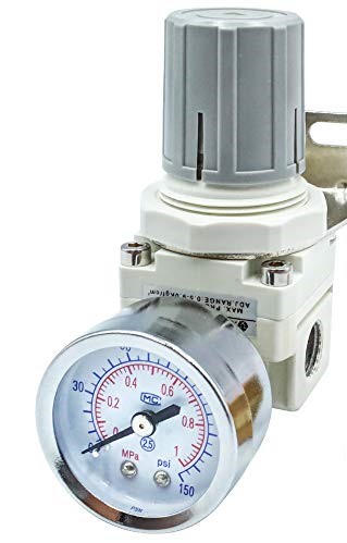 Techquip Air Compressors #2: Coba SKP 3/4" air in-line Regulator c/w gauge
