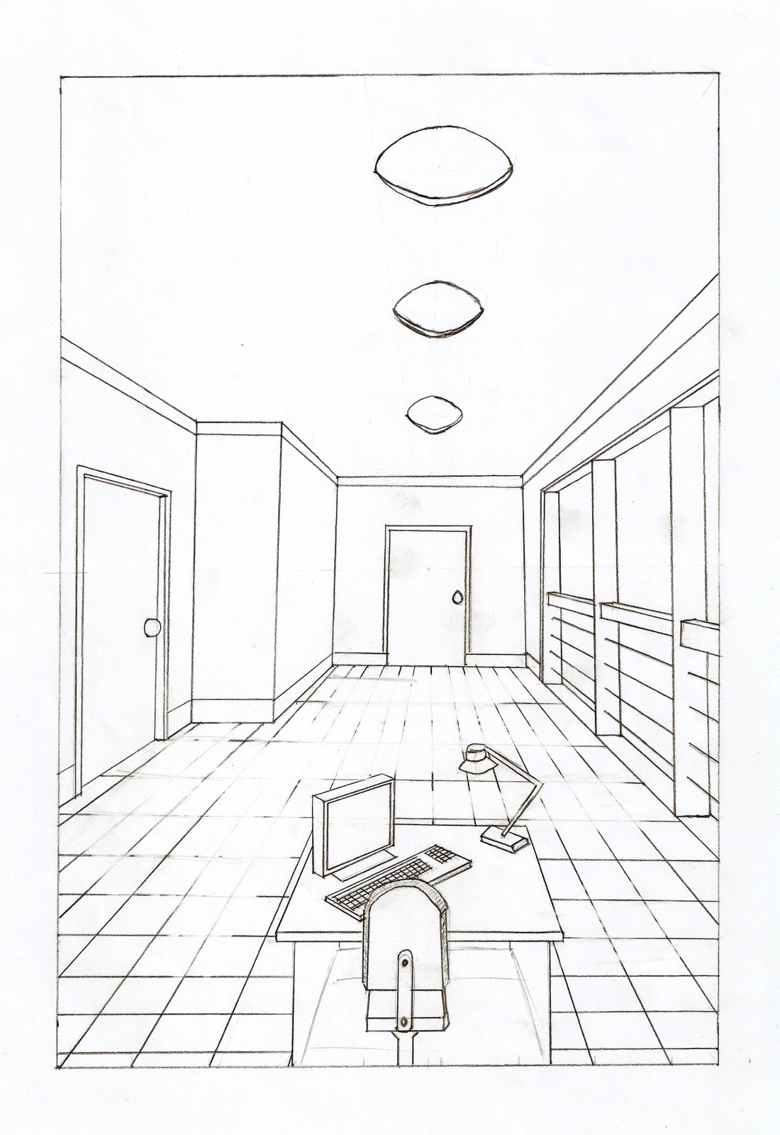 silvia barzola arte: perspectiva frontal 2° es