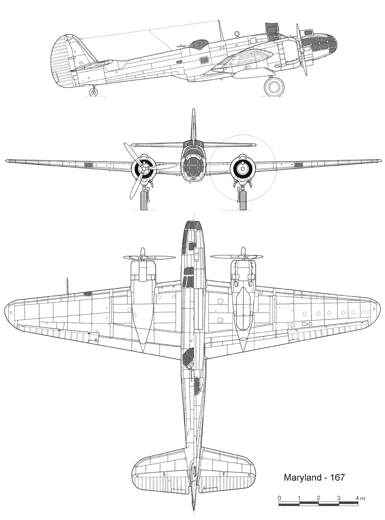 Modelismo militar e Historia: MARTIN 167 MARYLAND