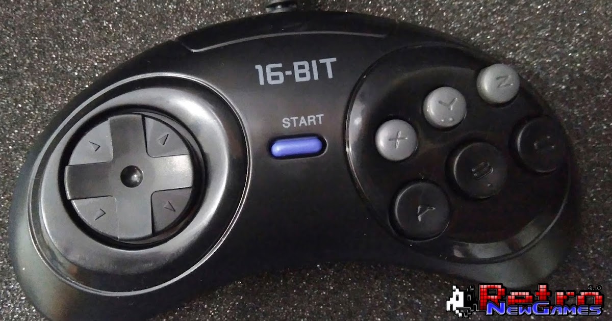 En el Paquete: Mando clónico barato de 6 botones compatible con SEGA ...