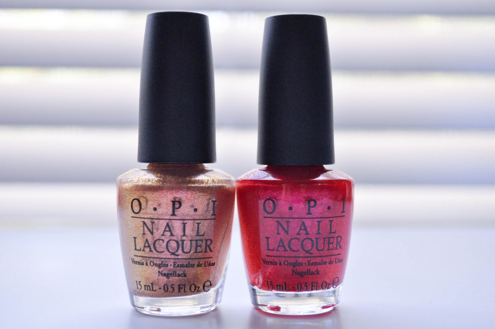 Nail Art Paradise: OPI Serena Glam Slam - Pros & Bronze (S74) / Love Is ...