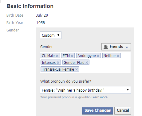 planet trans: Facebook Begins Trans Inclusion: A huge step for TransKind.