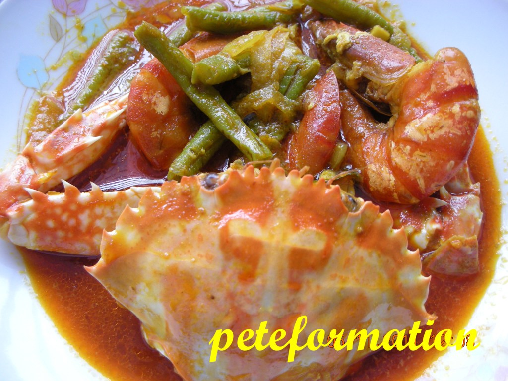 PeteFormation Foodie Adventure: Crab with Cross Like Mark on its Shell