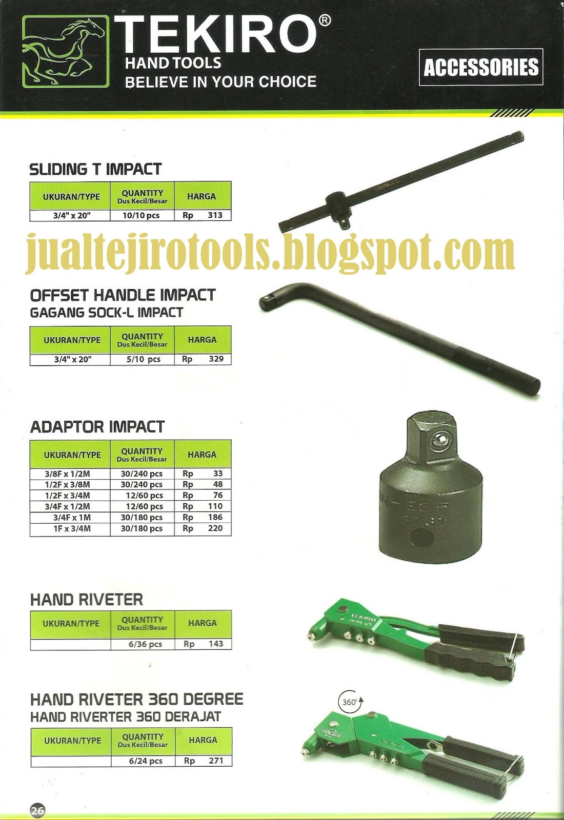 Tekiro Hand Tools: Accesorries Tekiro Tools | Di jual | Termurah ...