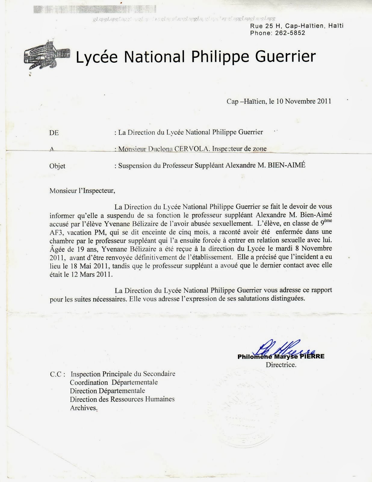 Le Ré.Cit. d’#Haiti - Réseau Citadelle: Un bourreau sexuel nommé ...