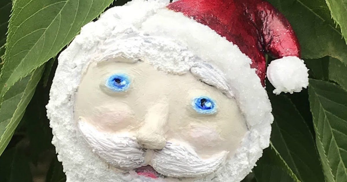 Creative Paperclay® air dry modeling material: Sculpting a Santa Bauble ...