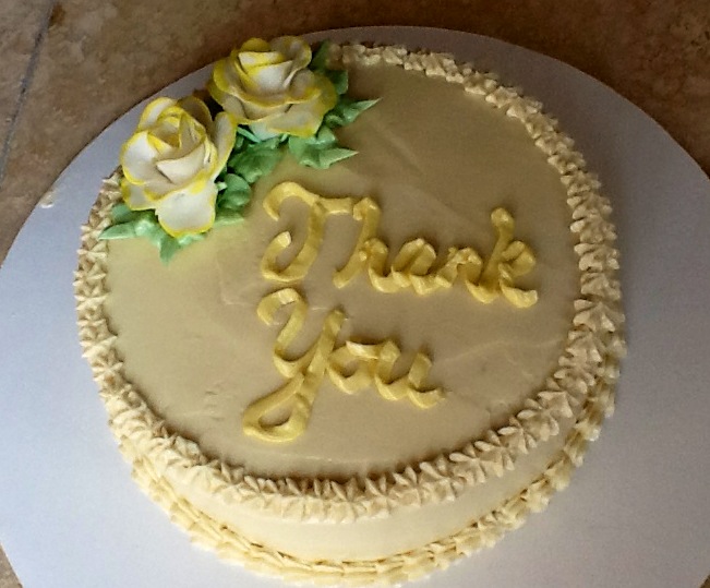 Citrus Spice Bakery: Thank-You Cake