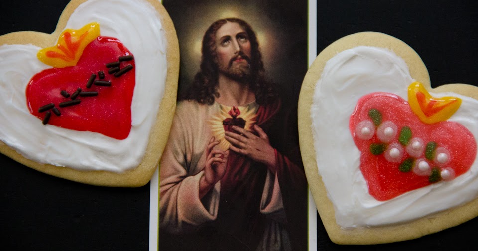 Catholic Cuisine: Sacred & Immaculate Heart Cookies