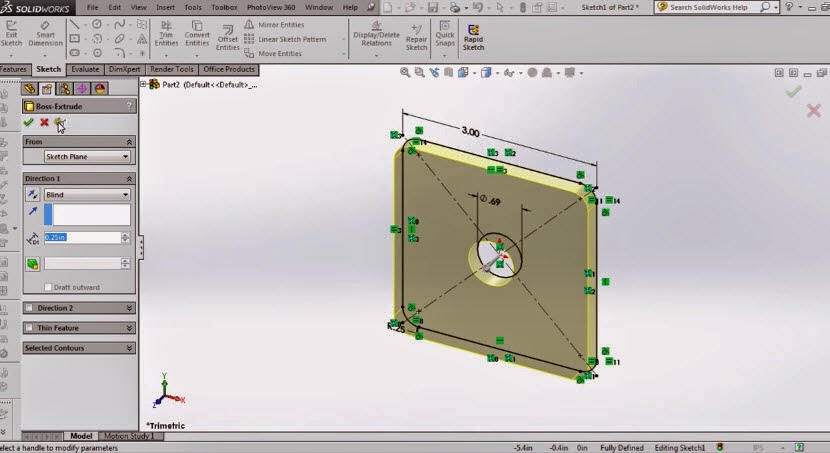 How to create a Pneumatic Air Cylinder in Solidwork Tutorial ...