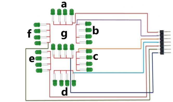 Arduino Tutorial by Manmohan Pal: Large Seven Segment Digital Clock Using Atmega328/Atmega8 by ...