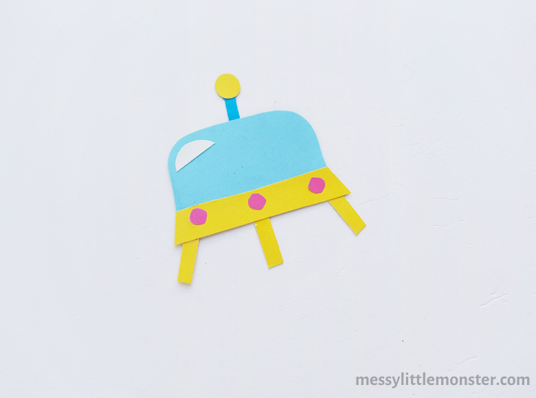 Alien Stick Puppets Craft (with template) - Messy Little Monster