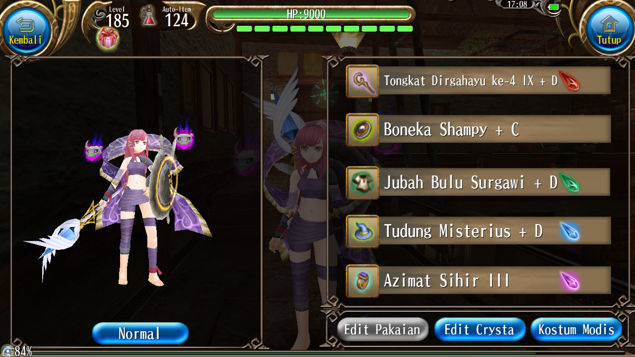 sekedar obrolan receh: Toram Online build mage dps dan mage luck