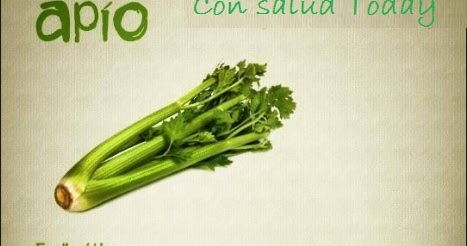 El apio y sus beneficios de la salud. ~ Natwiki