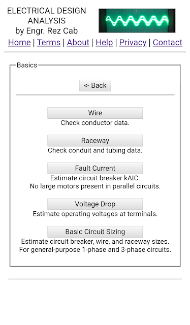 Electrical Design Analysis