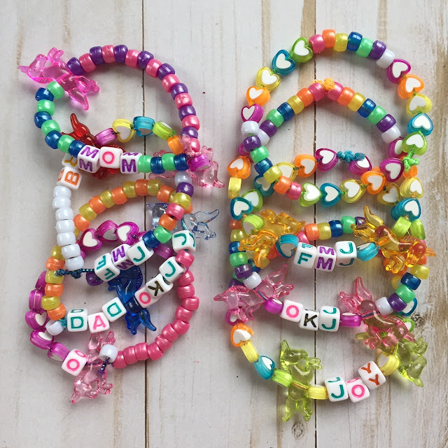 Polka-Dotty Place: Back to School Bracelets