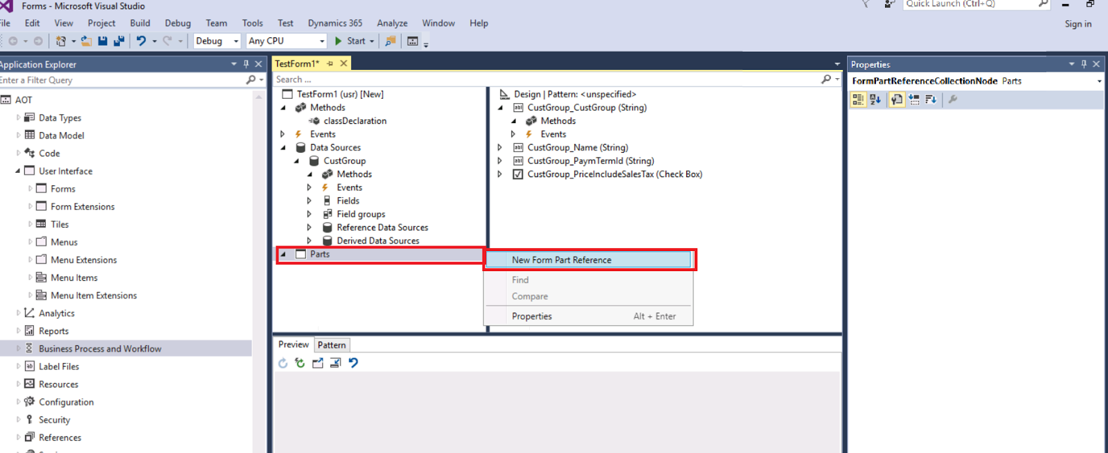 How to create list page form in Dynamics 365?