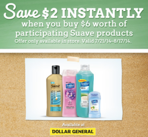 Dollar General Deals: Suave Professionals Hair Care 68 Cents Each