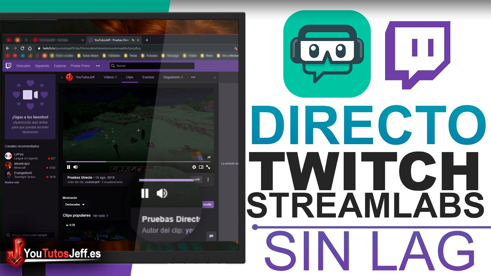 Como Hacer un Directo en Twitch Sin Lag con Streamlabs