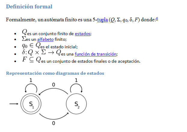 Teoria de Autómatas Finitos, Autómatas finitos determinista