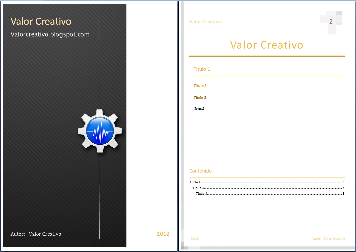 Valor Creativo: Plantillas Word 2003, 2007, 2010 y 2013