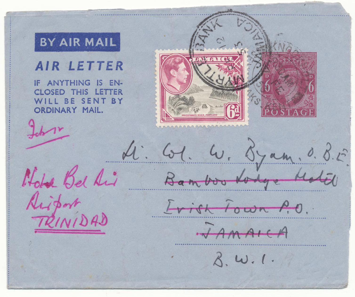 Aerogrammes & Airletters - Philatelic Archeology: UK: Air Letter to ...