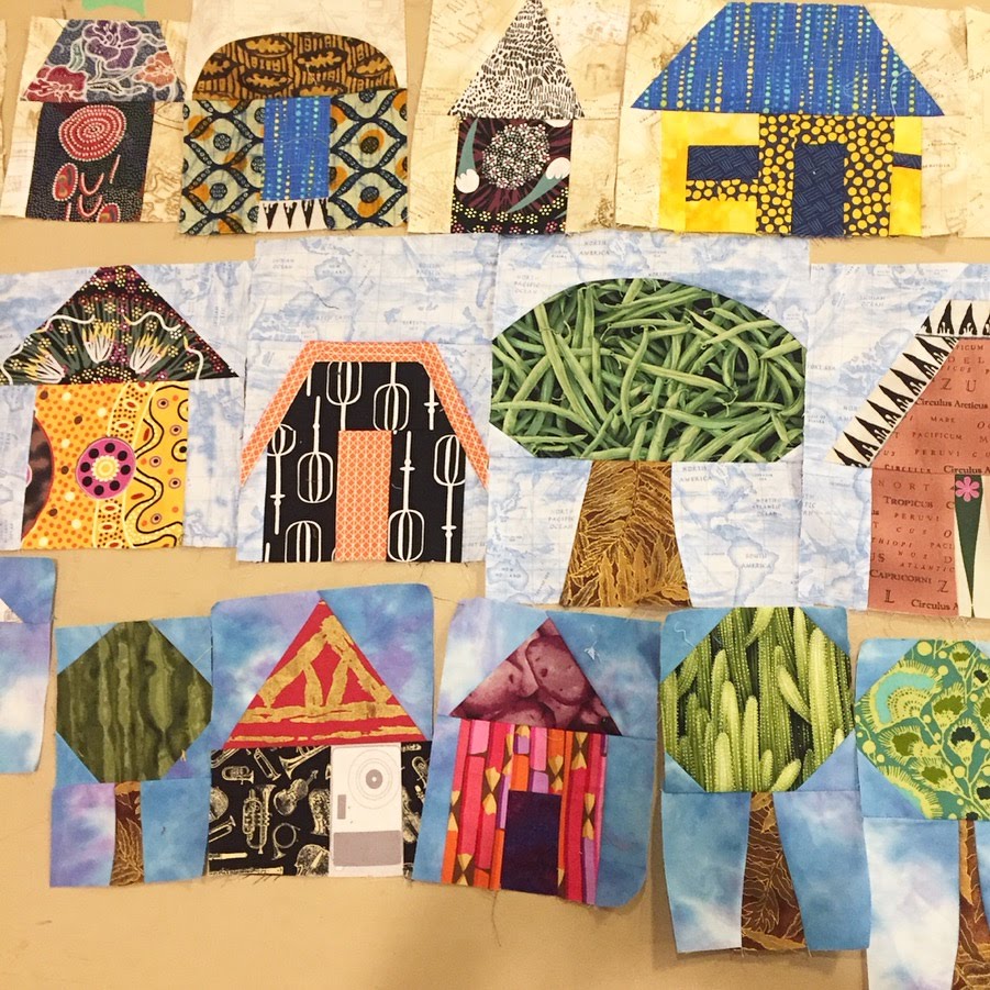 Scraps and Strings: Global Village in process