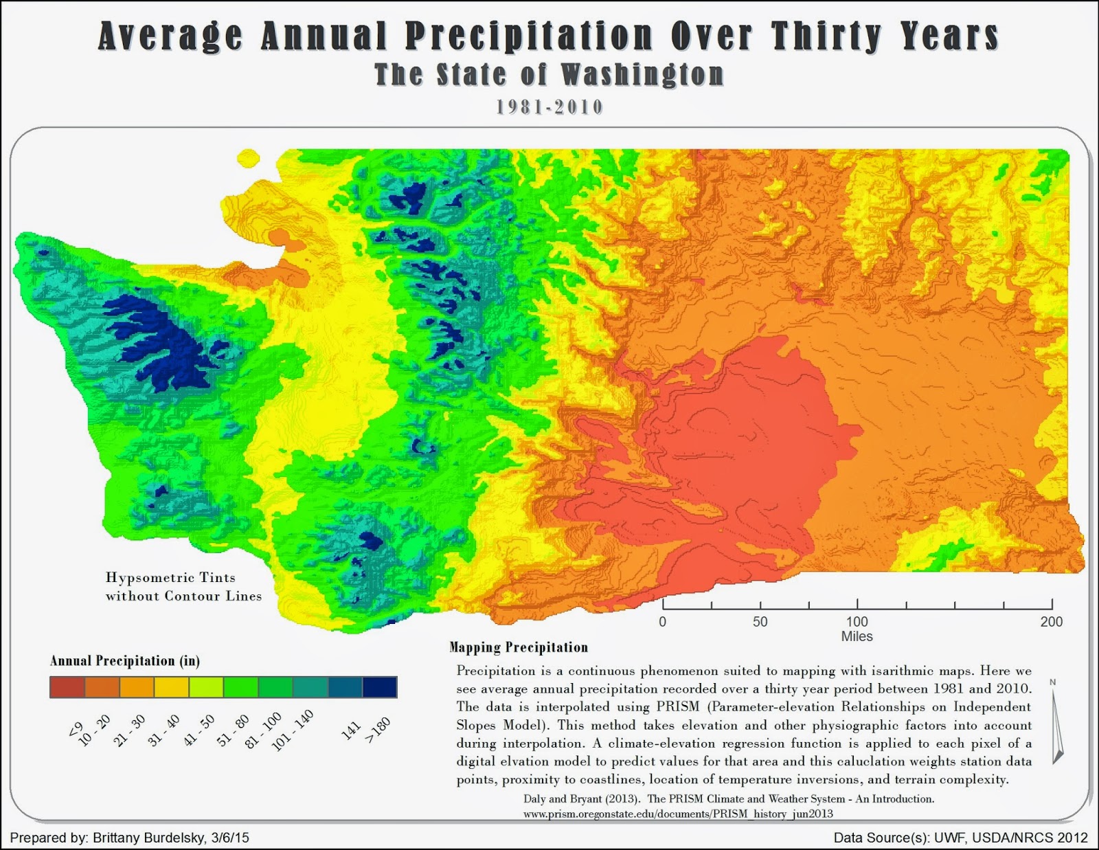 There and Back with GIS: Cartography: Module 8 - Isarithmic Mapping