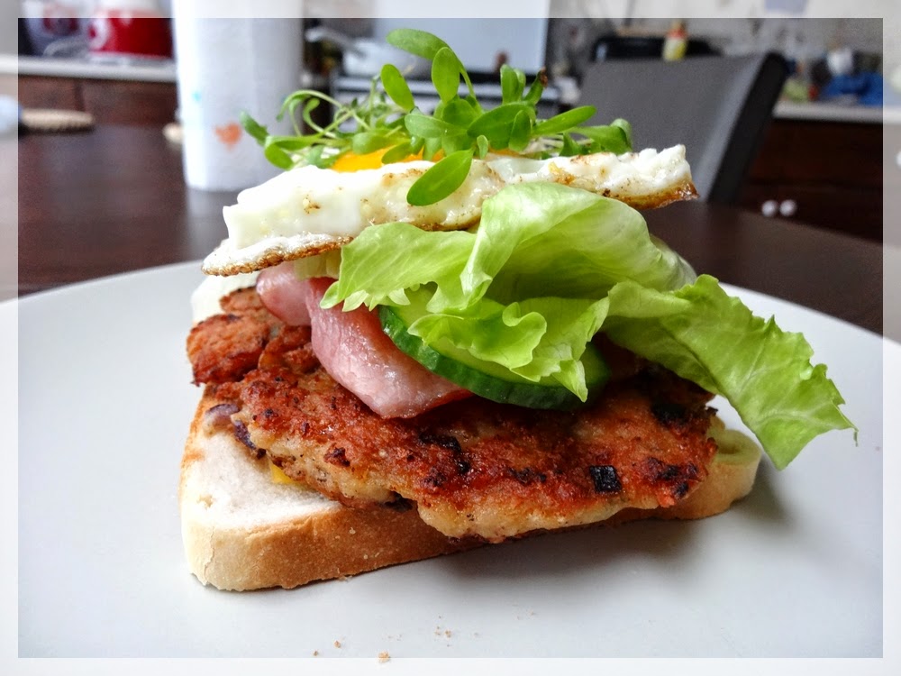 Le Blog de Miss Red Cooks: Recette #17 : Le Croc' Burger