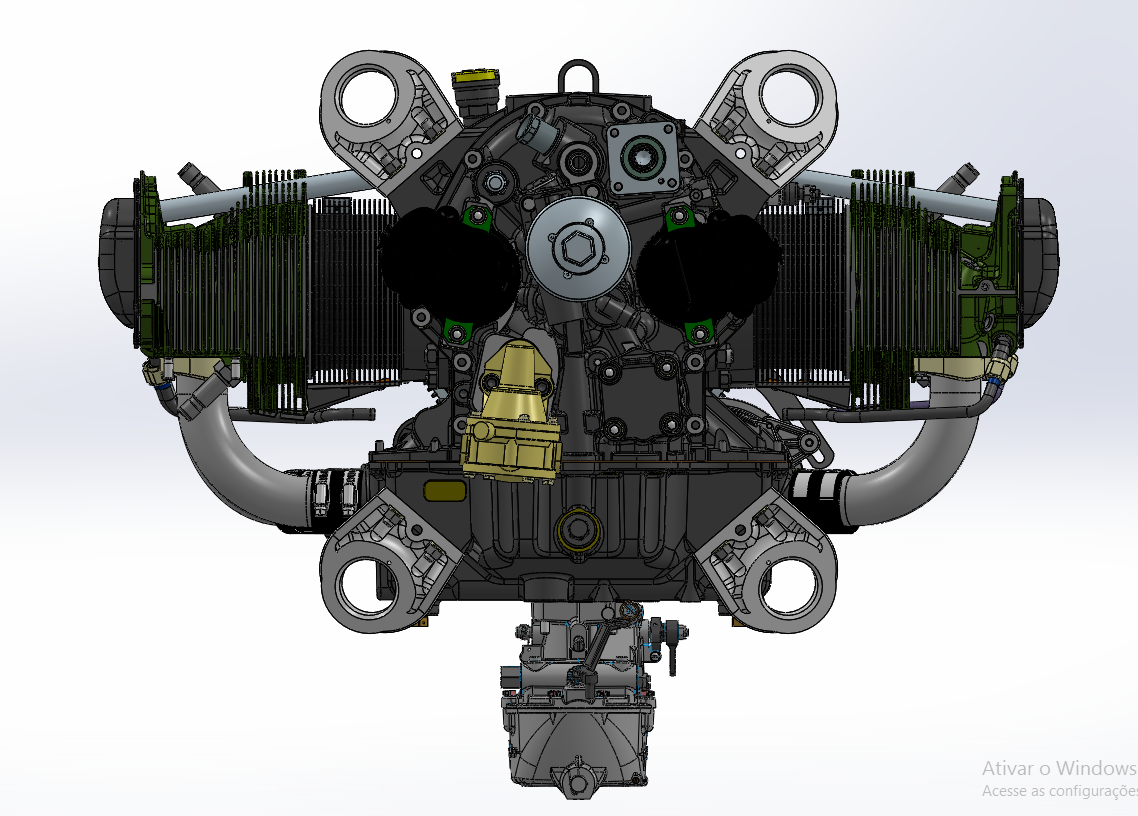 aviação experimental: lycoming io 540
