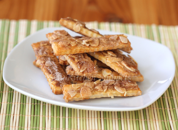 My Kitchen Snippets: Almond Cinnamon Stick Cookies
