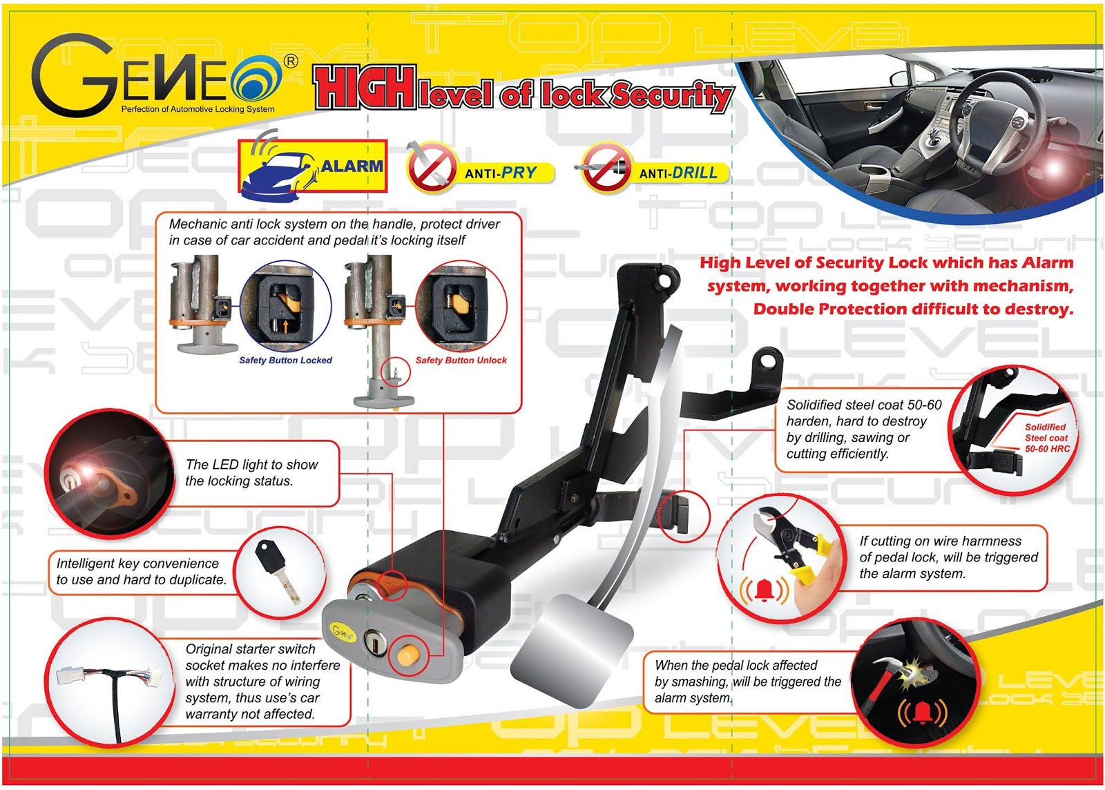 YHT Sales Marketing - Geneo Pedal Lock