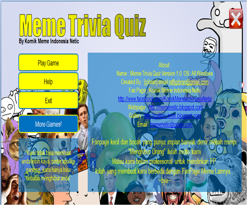 Meme Netic: Meme Trivia Quiz