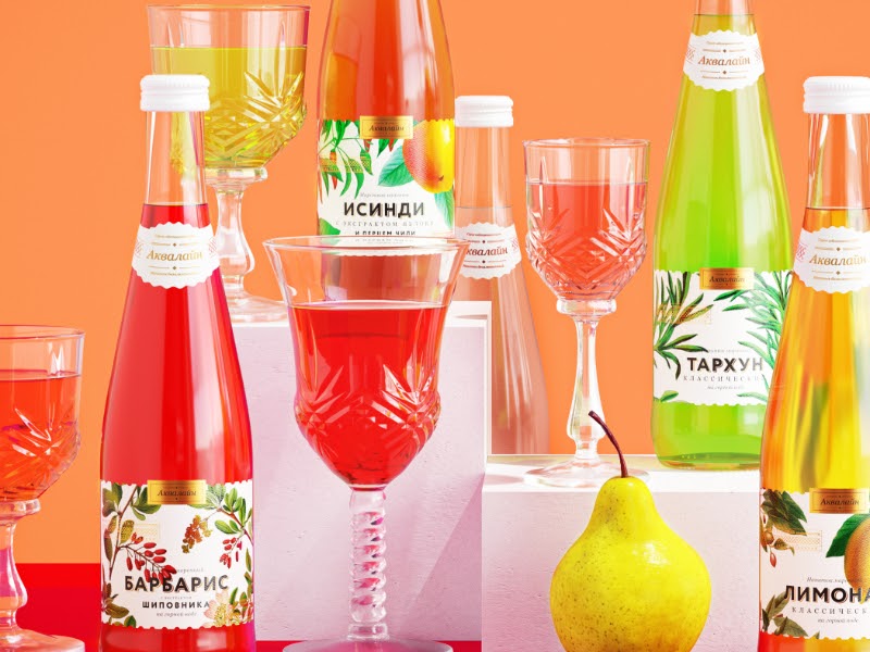 Aqualine Fizzy Drinks on Packaging of the World - Creative Package ...