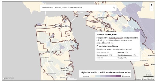 Maps Mania: Communities at Risk from Covid-19