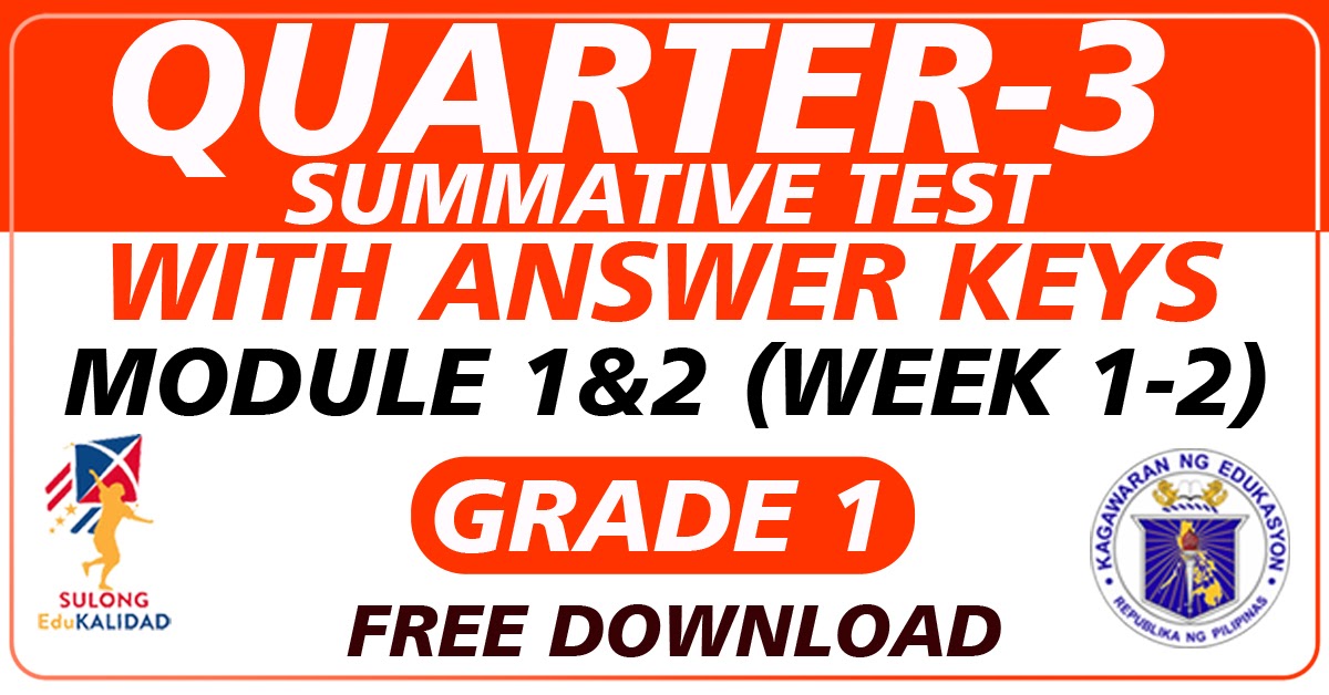 1st Summative Test GRADE 1 Q3 - The Teacher's Craft