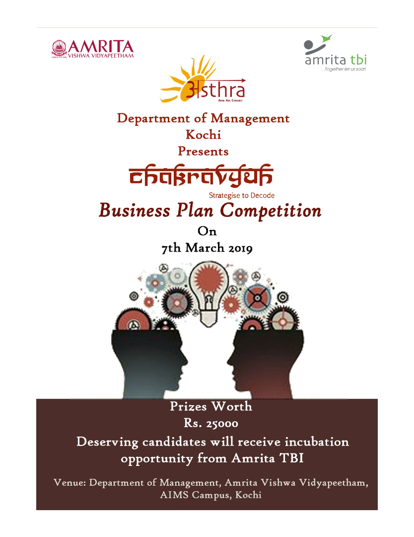 Chakravyuh 2019 Business Plan Competition - Scholarships and Contests ...
