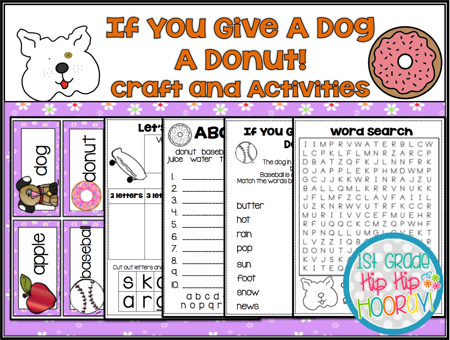 1st Grade Hip Hip Hooray!: If you give a dog a donut.