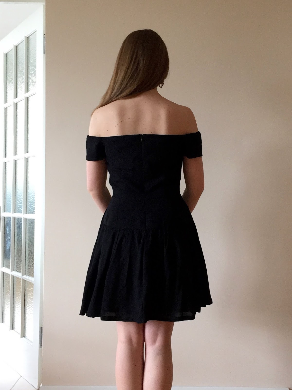 Diary of a Chain Stitcher : Black Viscose Seda Dress
