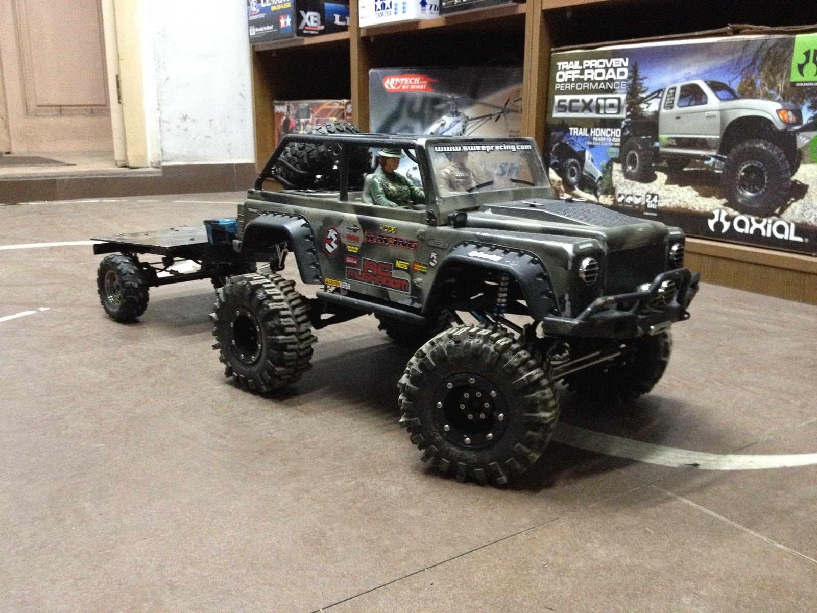 RC Car Mongolia: Custom SCX-10 with Gmade R1 axles