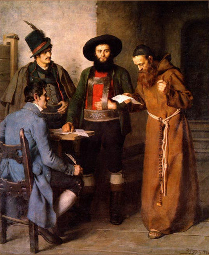 Viático de Vagamundo: Tyrolean rebelion by Franz von Defregger