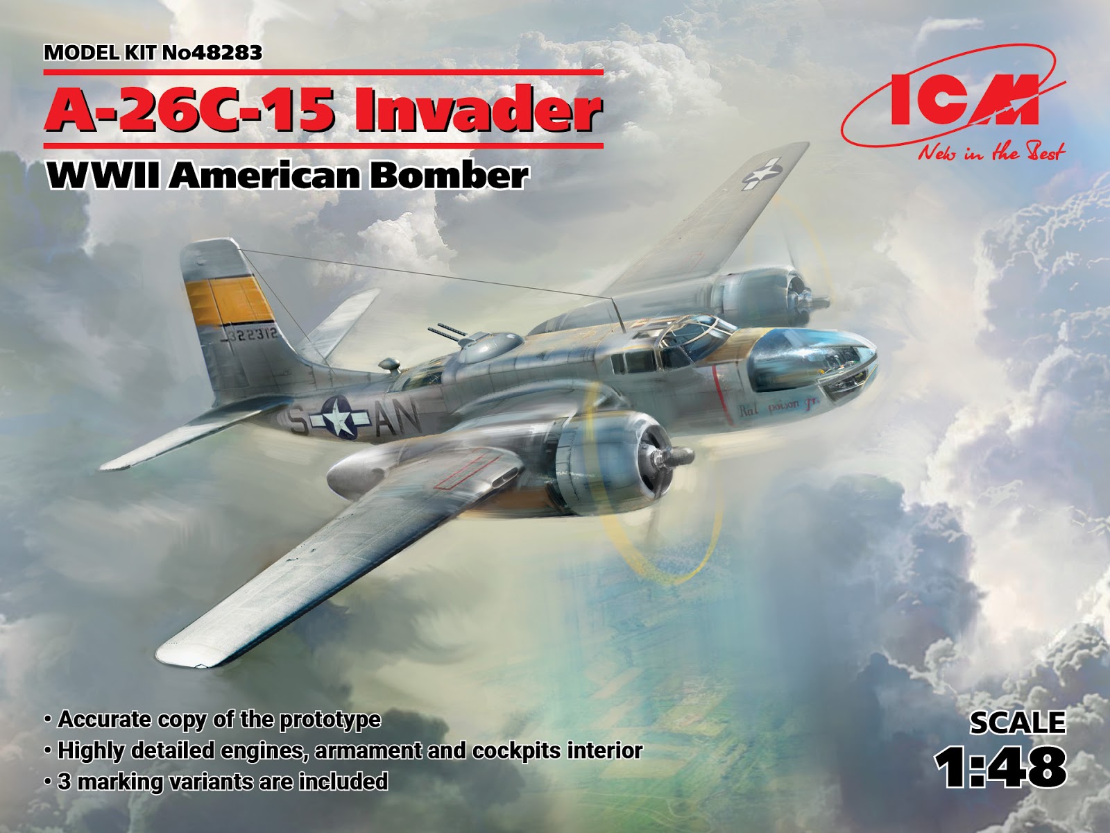 The Modelling News: Review: 1/48th scale Douglas A-26C-15 Invader ...