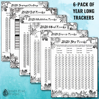 List of Annual Tracker Ideas for your Bullet Journal