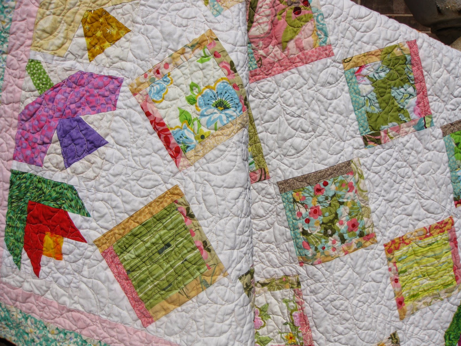 Millie's Quilting: Two finishes and a few string quilts