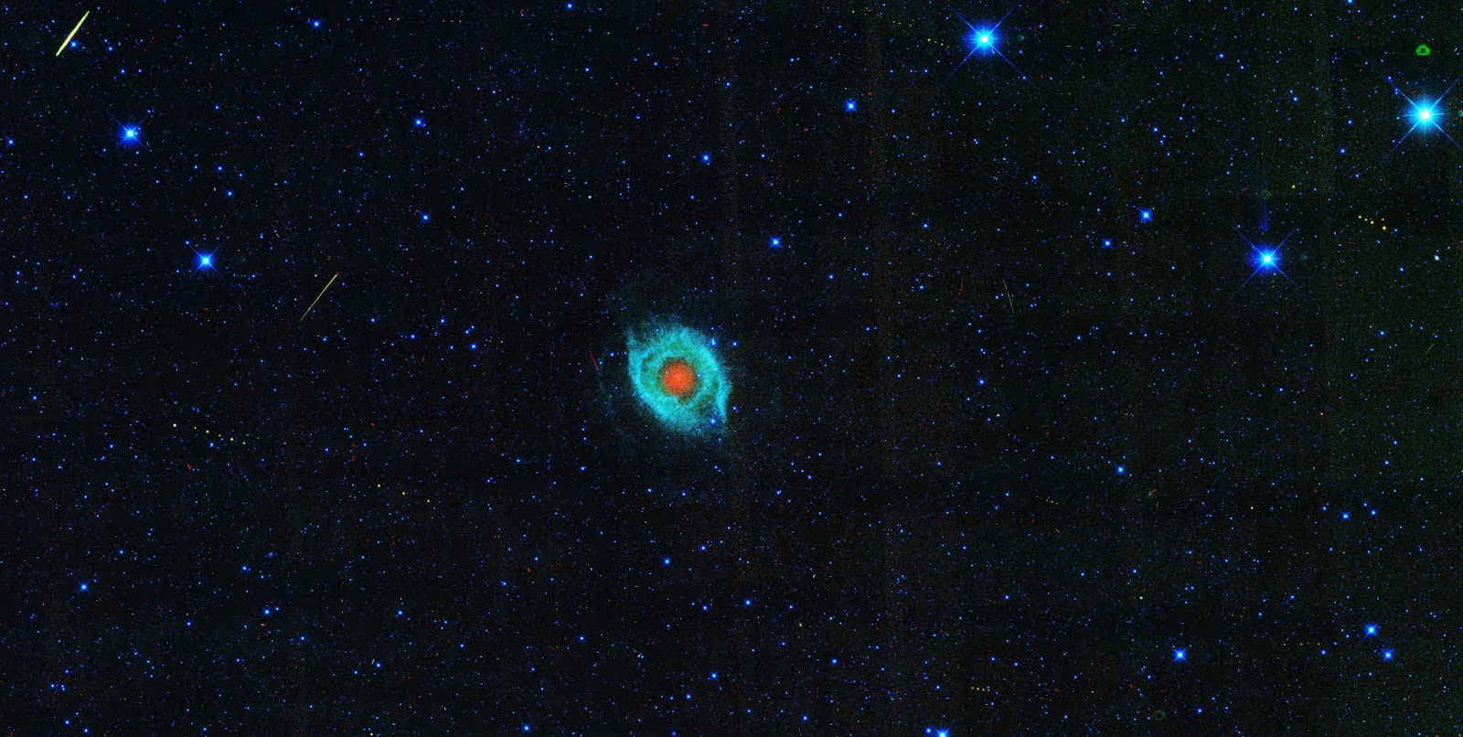 Suburban spaceman: NASA WISE Image: Helix Nebula