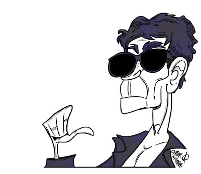 Omar Momani cartoons: Lou Reed