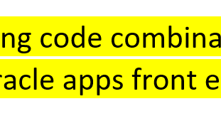 Oracle Application's Blog: How to create code combination in oracle ...