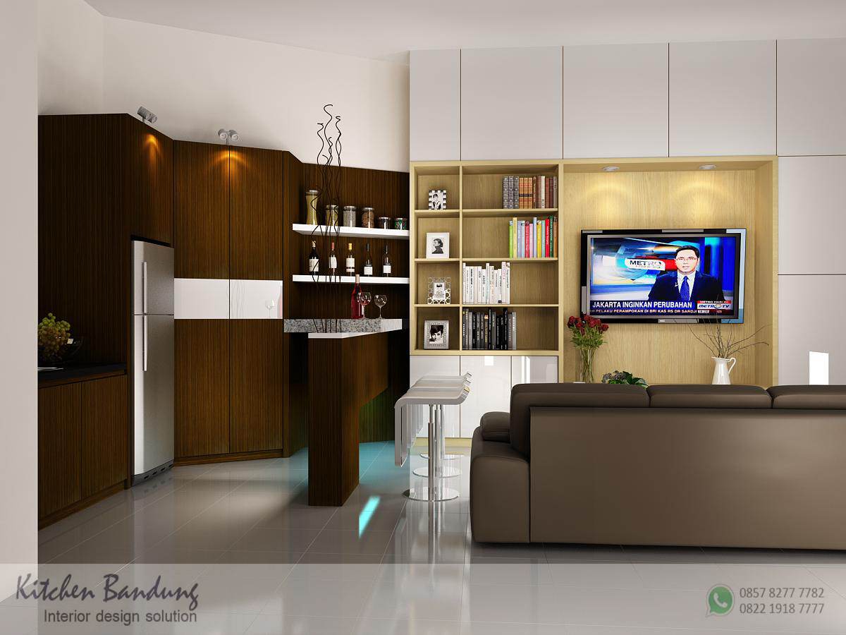 Ruang Keluarga dan Kitchen Set