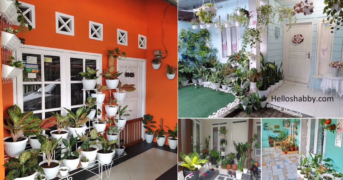 7 Ide Rapi Menata Taman Teras Rumah Minimalis Estetik ~ HelloShabby.com ...