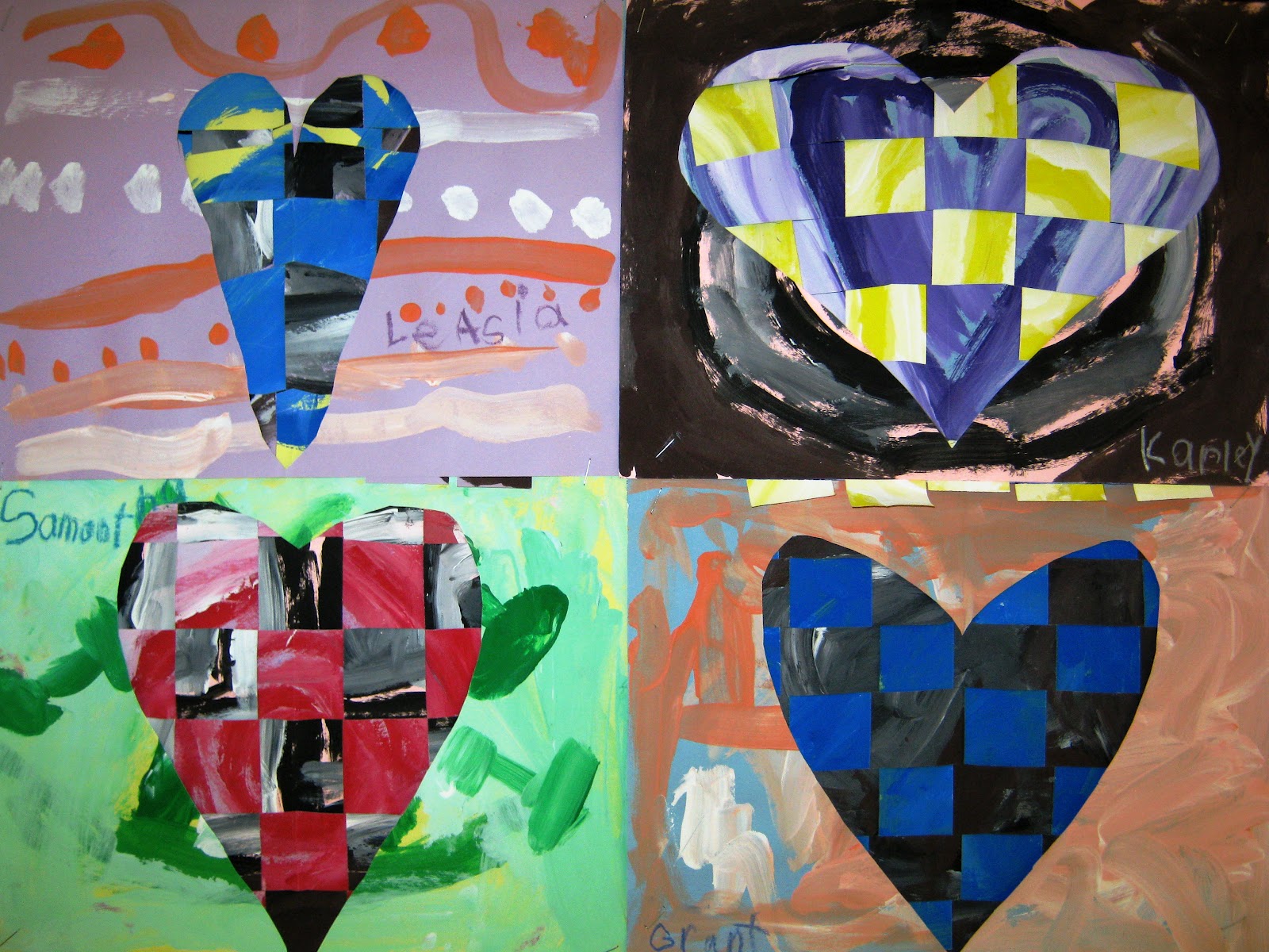 doodles&noodles: Jim Dine Heart Weavings