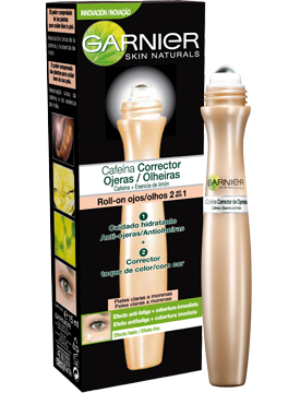 Mis básicos de tocador: Roll-on Cafeína Corrector de Ojeras de Garnier